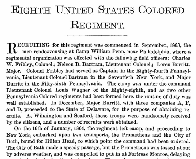 8th USCT Regiment | Pennsylvania Grand Review