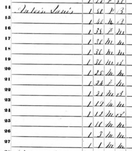 Antoine Janis held 14 enslaved people in 1850. (Ancestry) | Slave ...