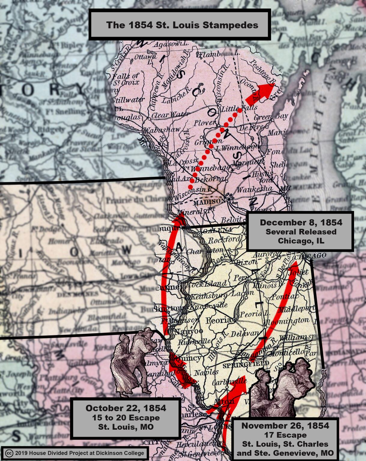 1854 St. Louis Stampedes | Slave Stampedes on the Southern Borderlands