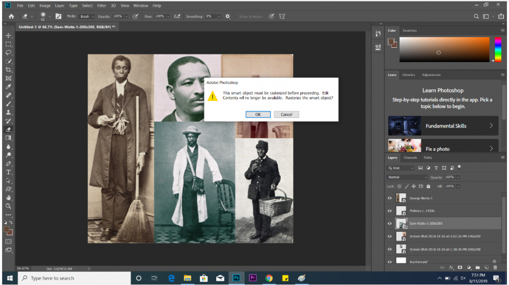 How to Layer Images in Photoshop or Microsoft Word | Slave Stampedes on ...
