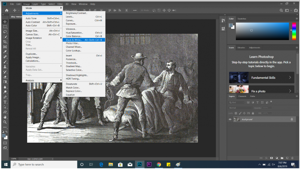 How to Colorize Images in Photoshop | Slave Stampedes on the Southern ...