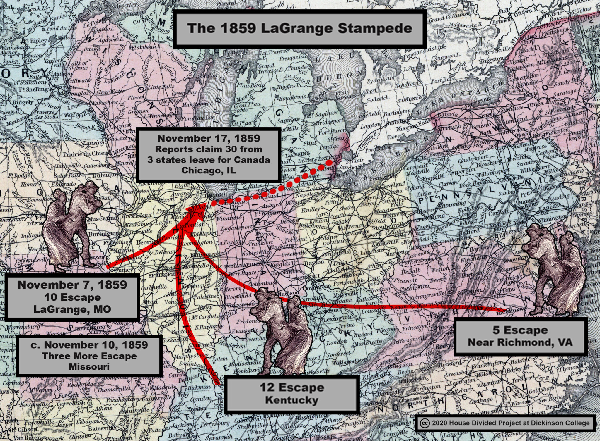 1859 LaGrange Stampede (Origins) | Slave Stampedes on the Southern ...