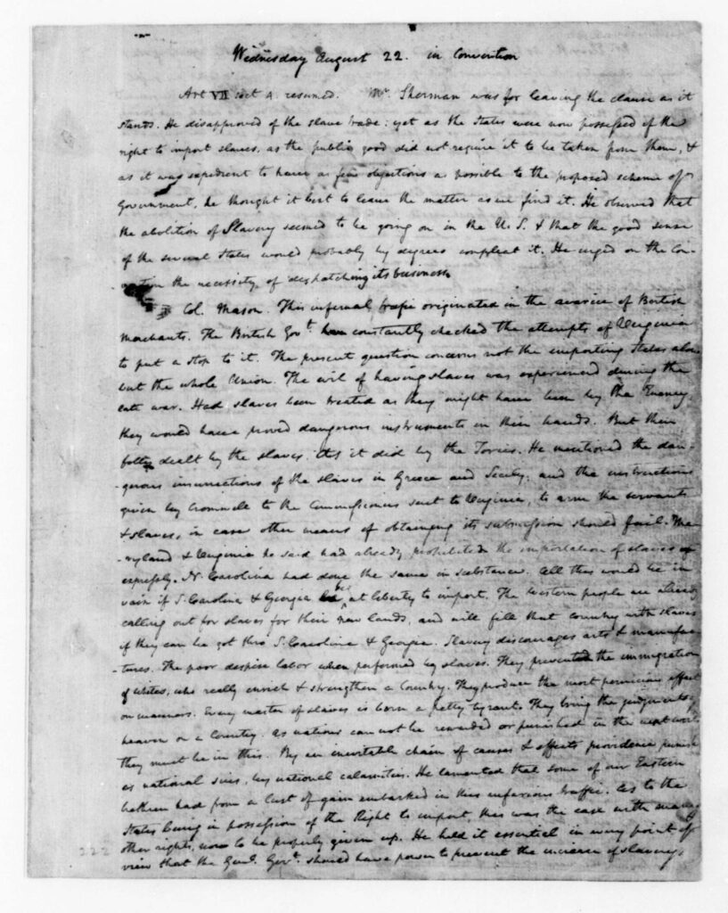 Constitutional Convention (1787) – Knowledge for Freedom seminar